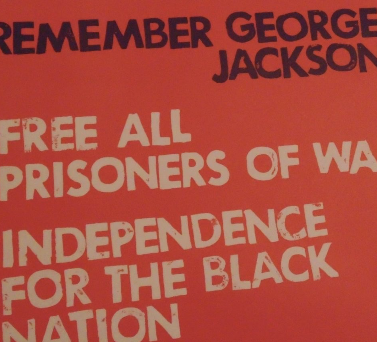 Blood in my eye by George Jackson (book review) - A Sivanandan
